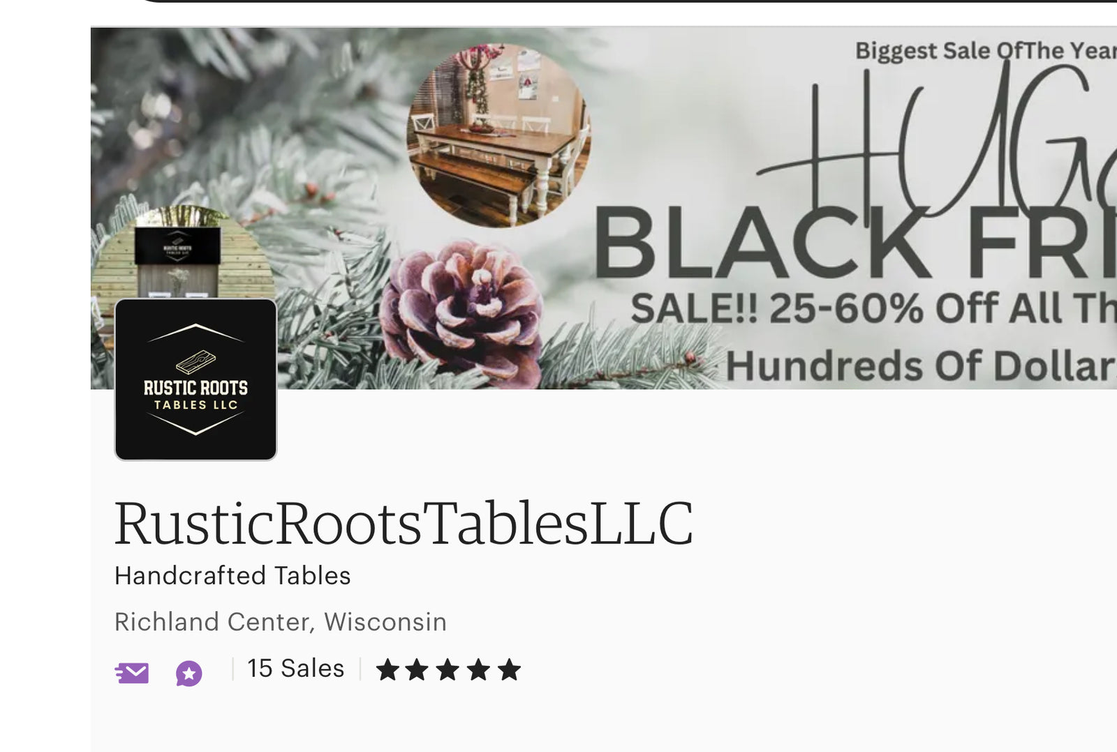 Rustic Roots Tables